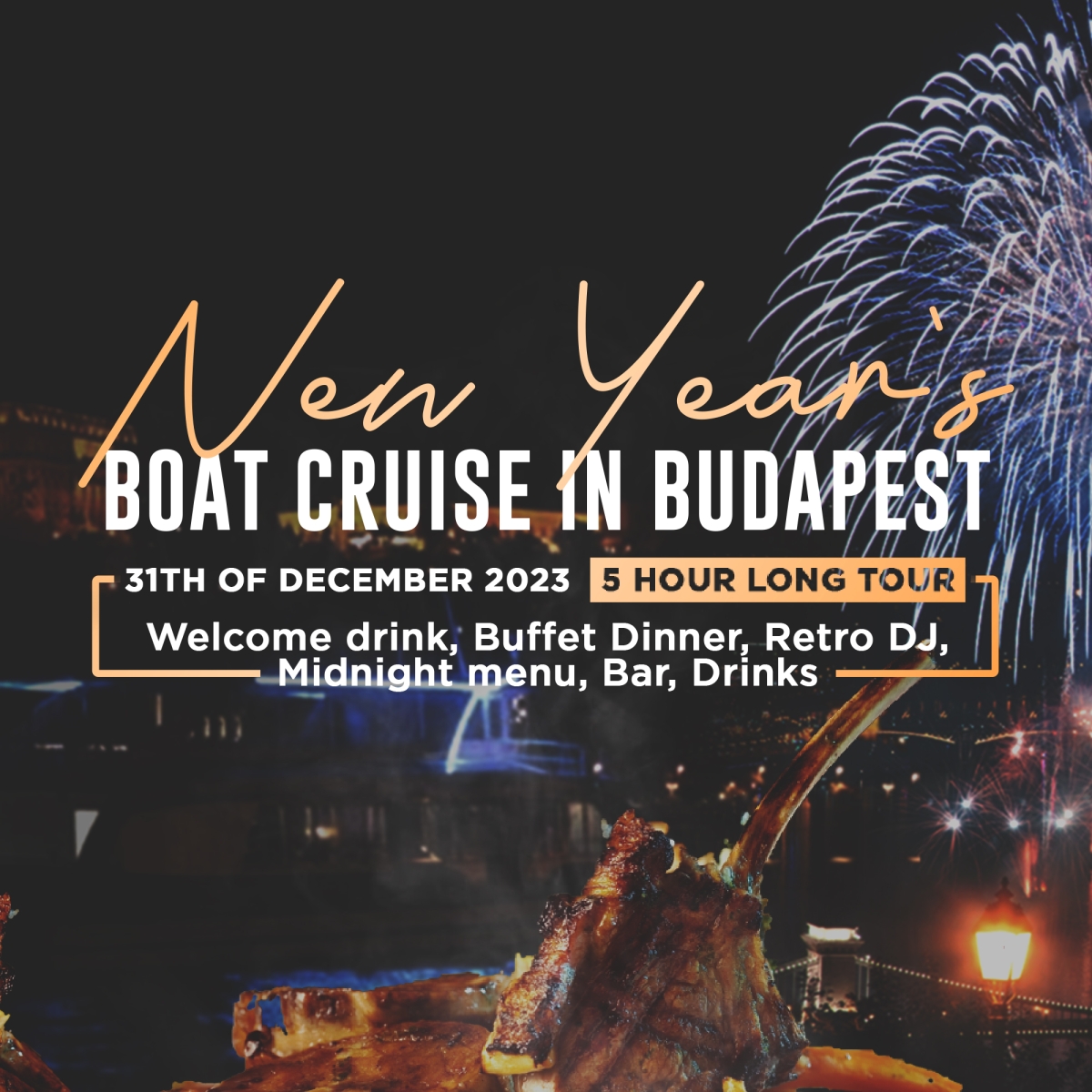 New Year's Eve Boat Cruise with Dinner (Sailor boat) - Early bird ...